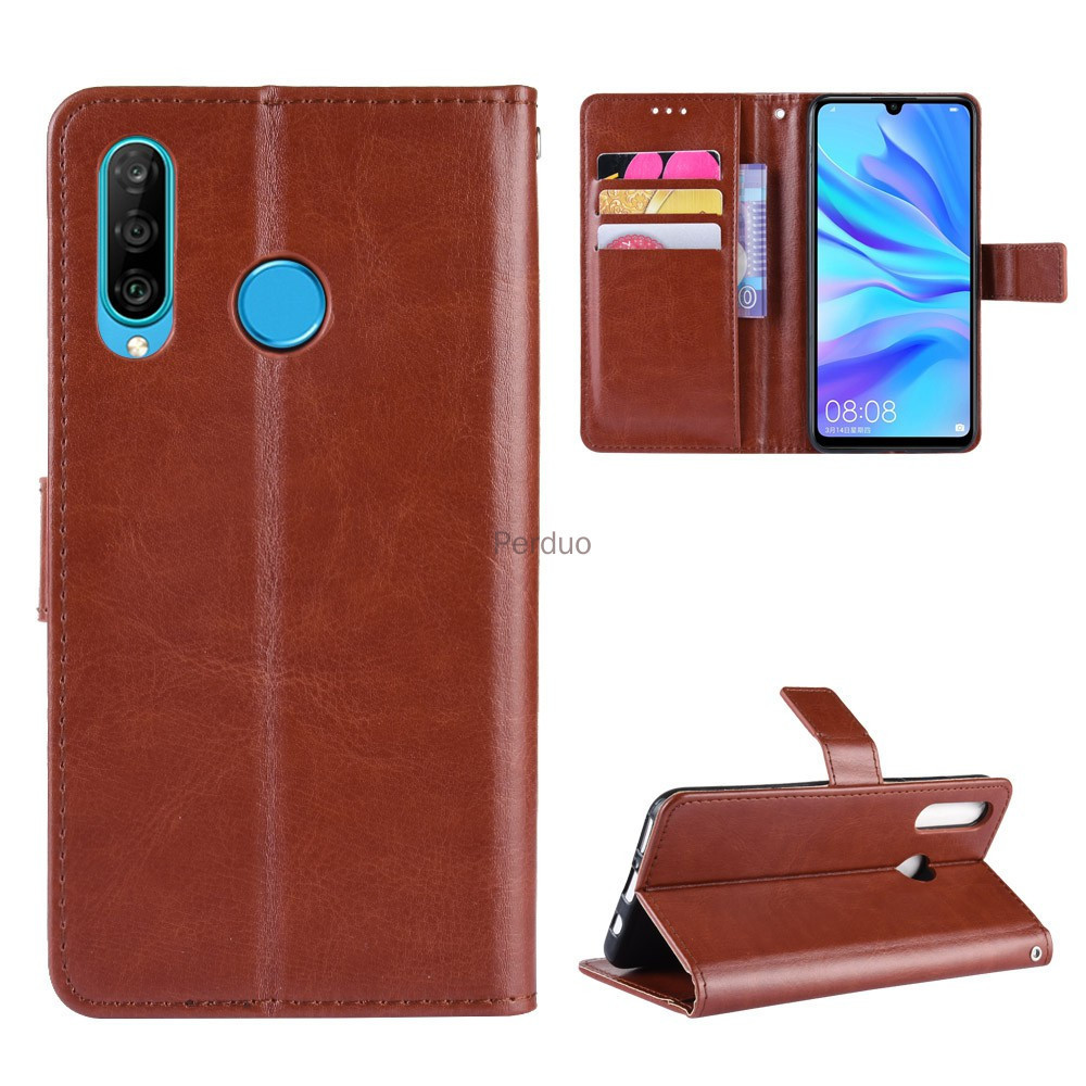 Huawei Nova 4e MAR-AL00 MAR-TL00 MAR-LX2 Case PU Leather Wallet Card ...