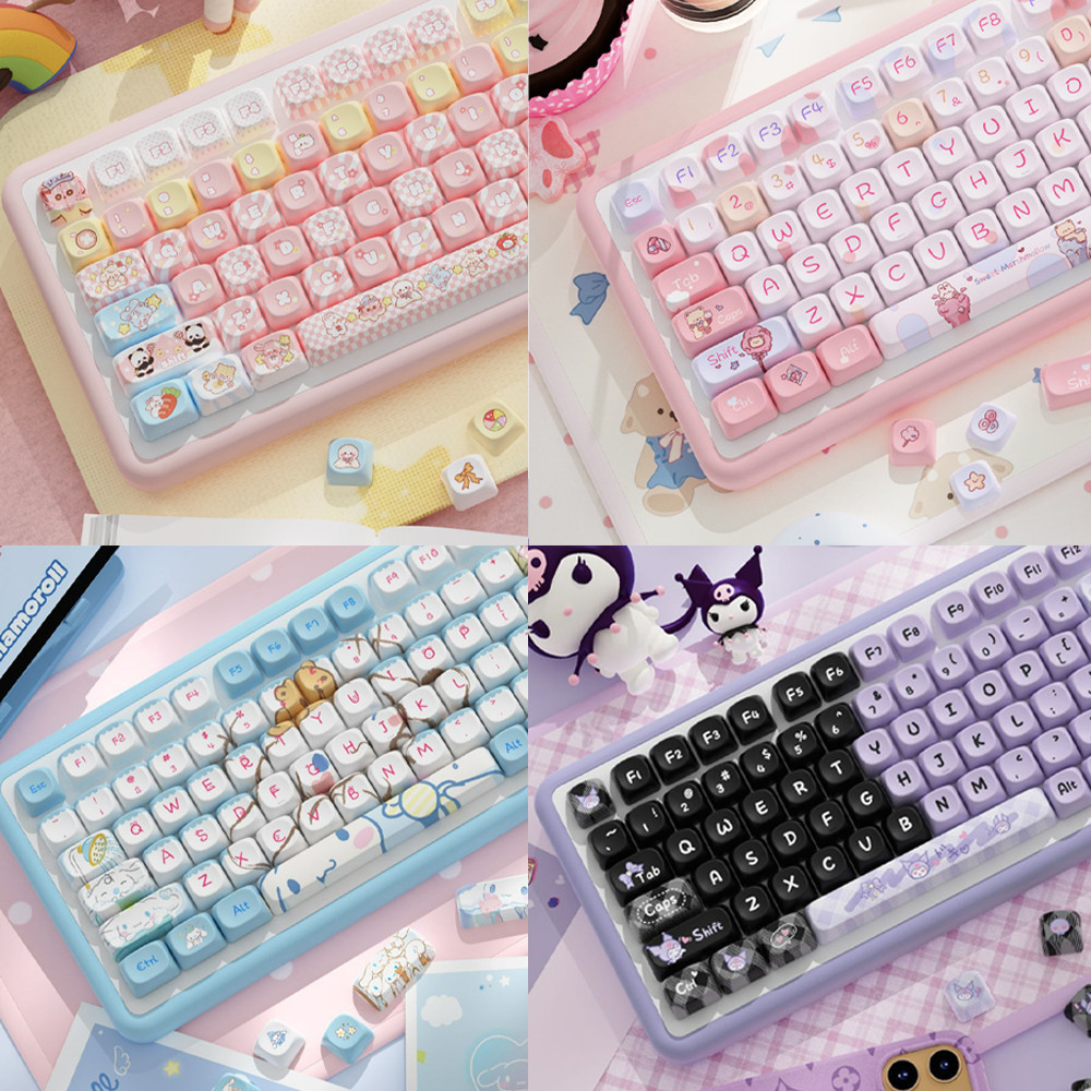 Sanrio Kuromi Cinnamoroll Keycap MCA Profile PBT Five-sided Dye ...