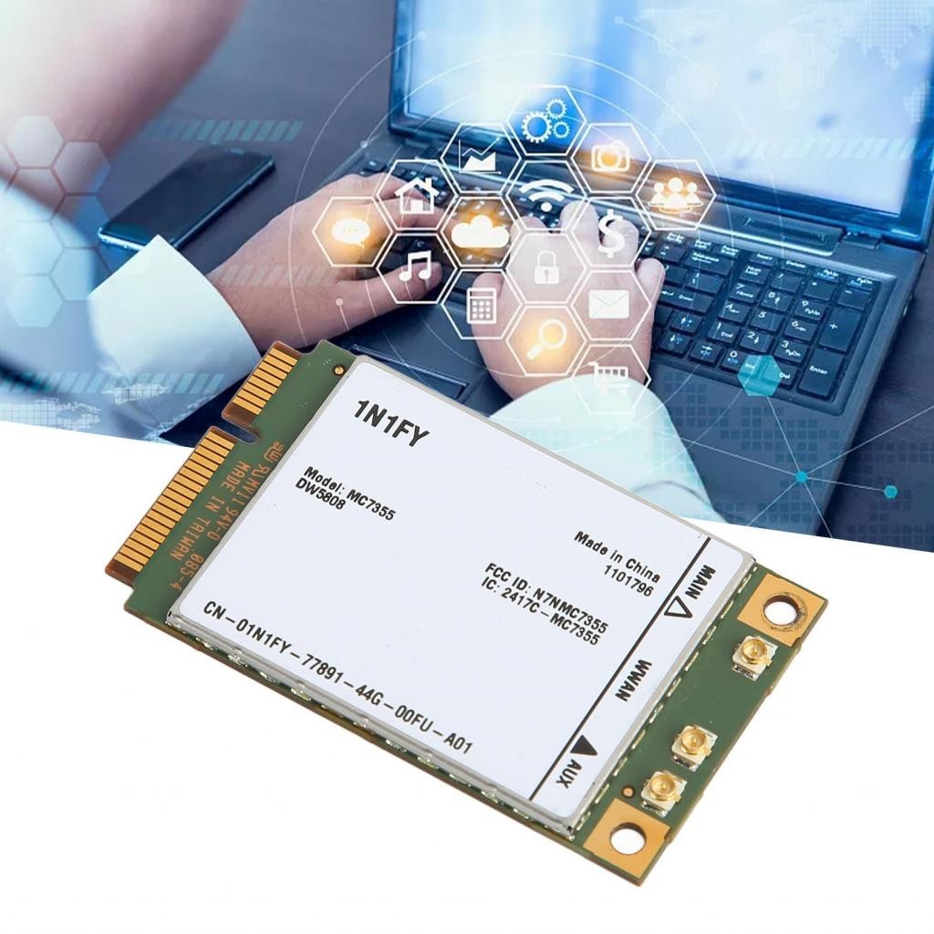 Iuxishop Mini PCIe Network Card 100Mbps WiFi High Speed Transmission ...