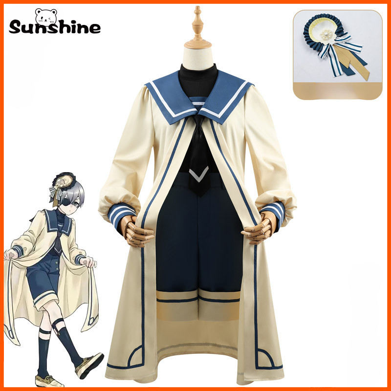 Anime Black Butler Ciel Cosplay Costume Ciel Phantomhive Scallop Suit ...