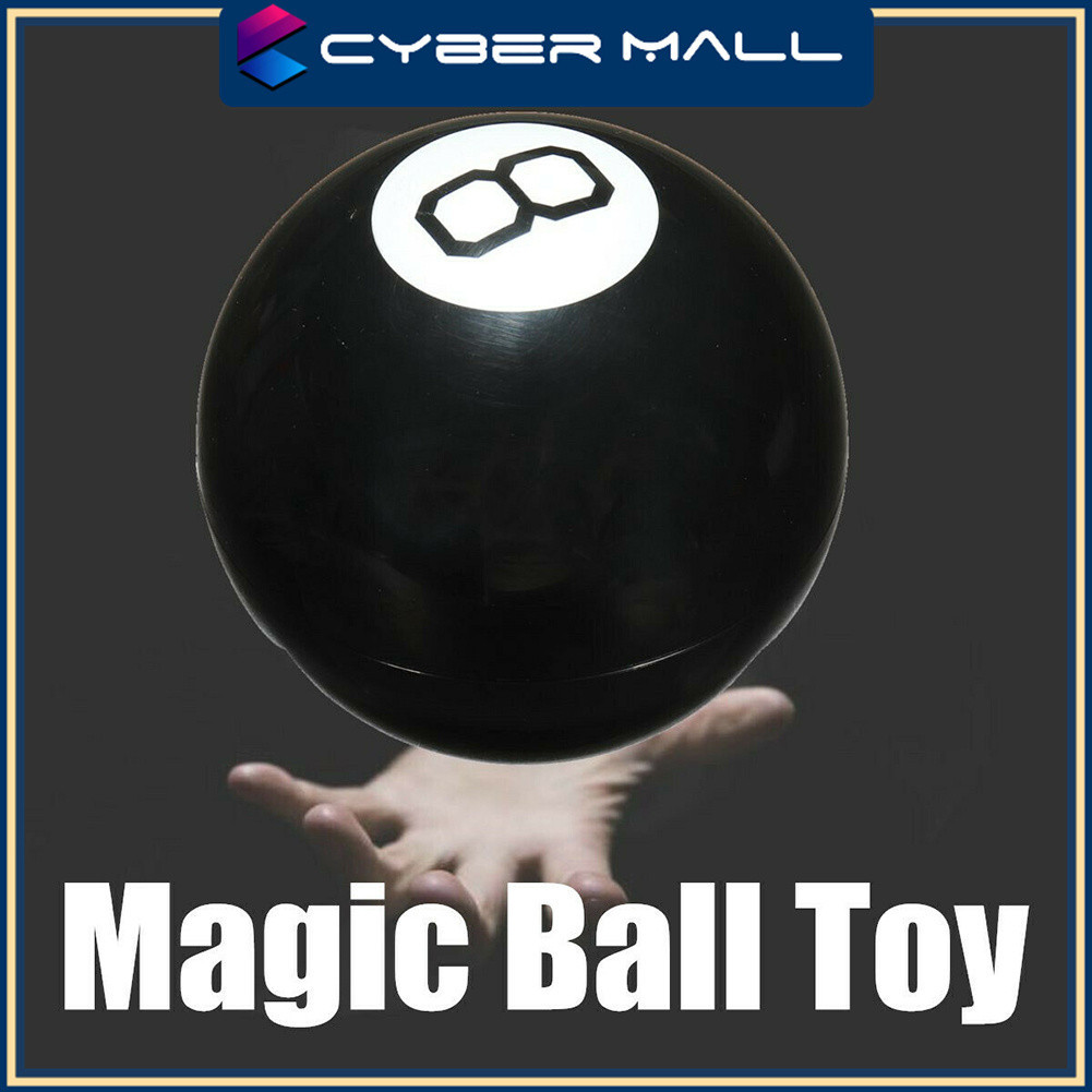 10CM Black 8 Magic Prediction Ball Ball Black 8 Magic Props Prophecy ...
