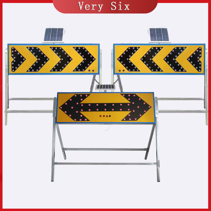 Solar Guide Sign Arrow Directional Light Road Reflective Sign Induced ...