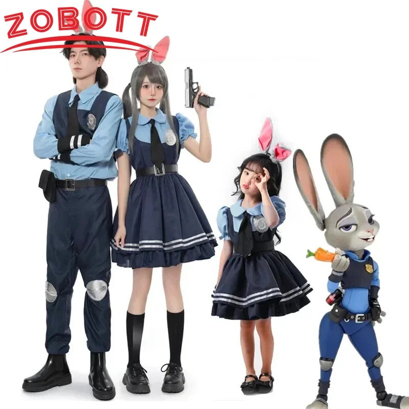 Zootopia Judy Rabbit Cosplay Costume Anime Figure Nick Fox Woody ...