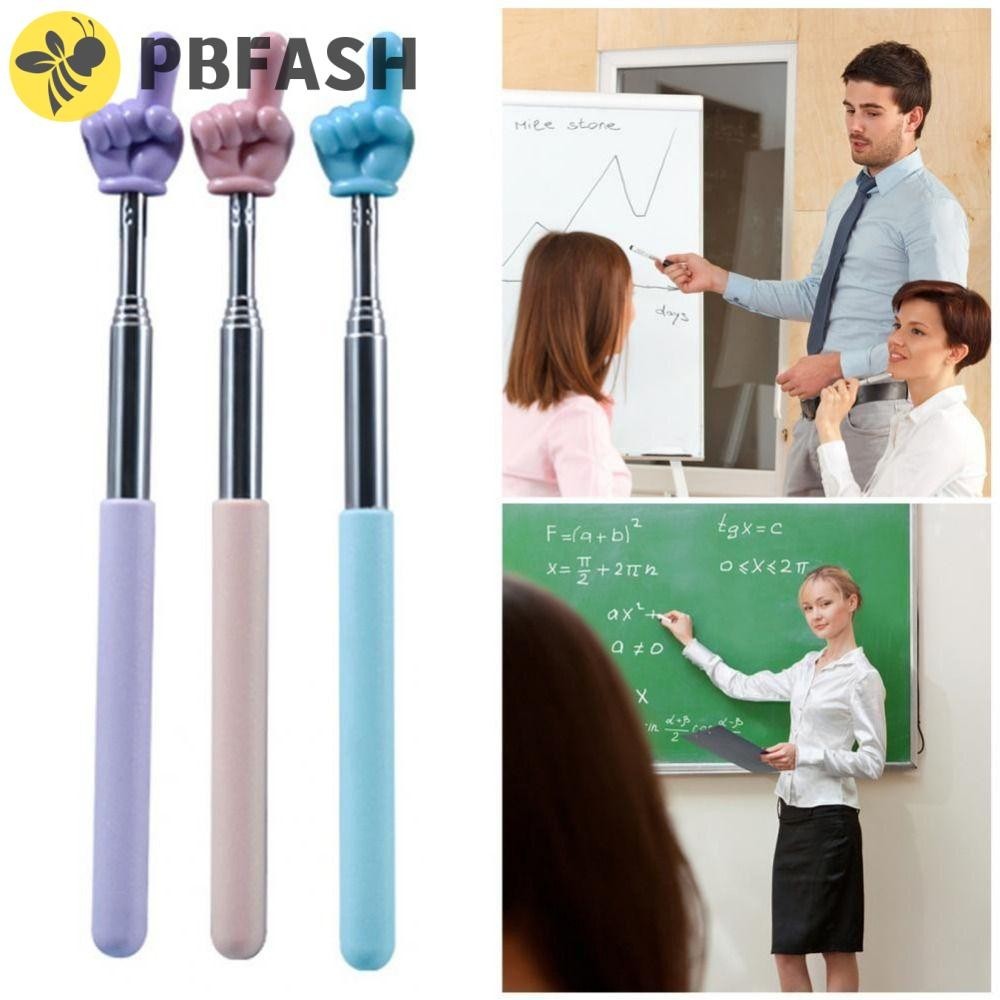 PBFASH Reading Guide Pointer, Telescopic Retractable Teaching Pointer Stick, Whiteboard Pointer ...
