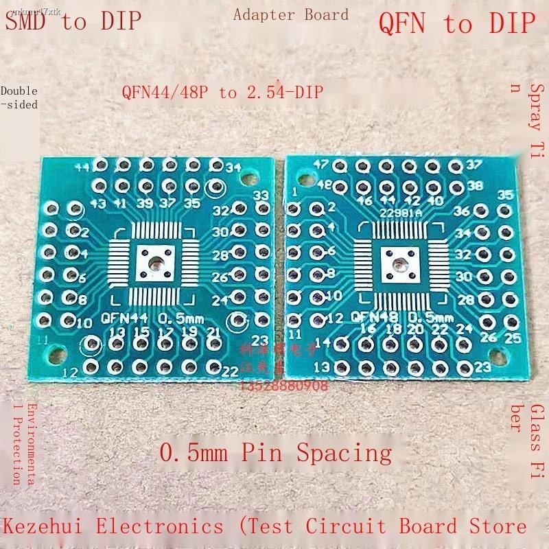 SMD to straight plug SOP adapter board IC test board PQFP/LQFP QFN44/48 ...