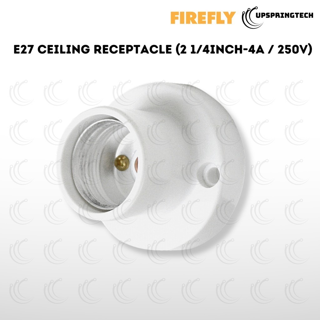 FIREFLY E27 Ceiling Receptacle (2 1/4inch-4A / 250V) White | Shopee ...