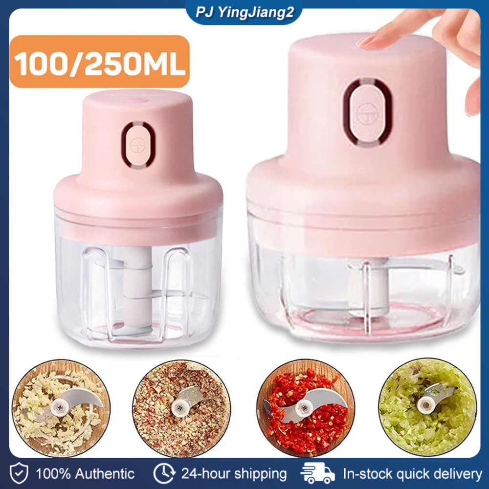 Portable Electric Garlic Chopper Grinder Mini Meat Grinder Multi Food ...