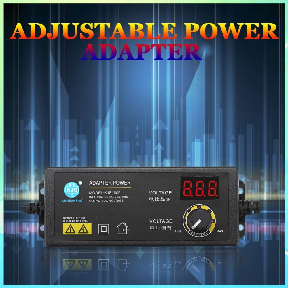 3-36V 60W Power Switching Adapter Adjustable Voltage with LED LCD ...