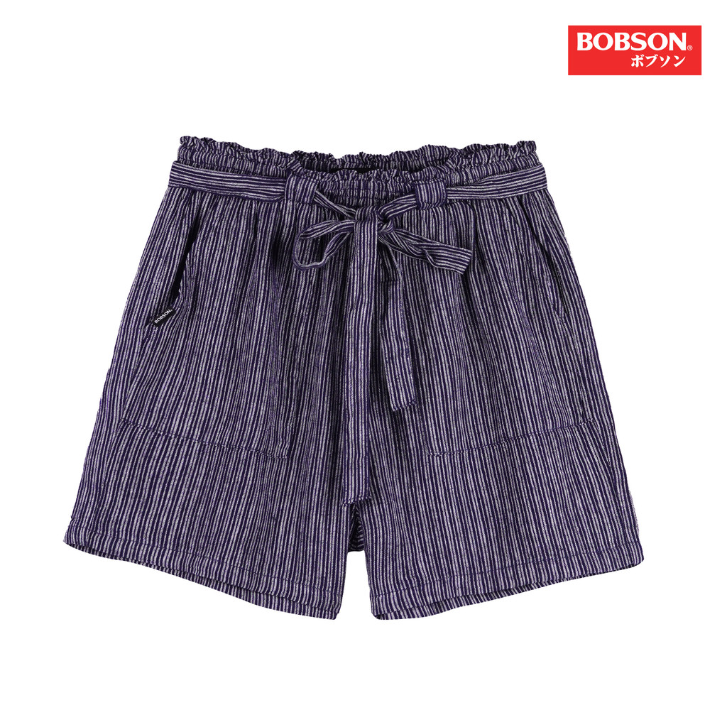 Bobson Japanese Ladies Basic Non-Denim Short 157514-U (Navy) | Shopee ...
