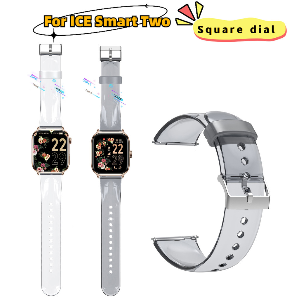 Ice-Watch ICE Smart Two 1.7 strap Transparent strap for Ice-Watch ICE ...