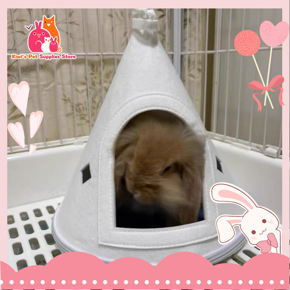 Rabbit Tent Felt Snow Mountain Rabbit Special Nest Rabbit Semi-closed ...