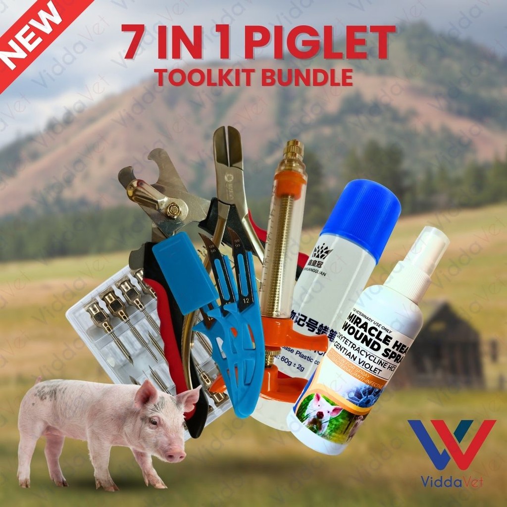 7in1 Piglet Toolkit viddavet for piglets high quality AnimalAid 7-Tool ...