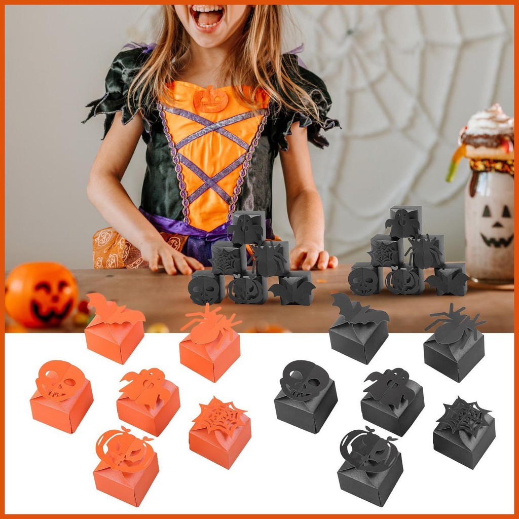 Halloween Cookie Boxes Decorative Candy Boxes Decorative Snack Cookie ...