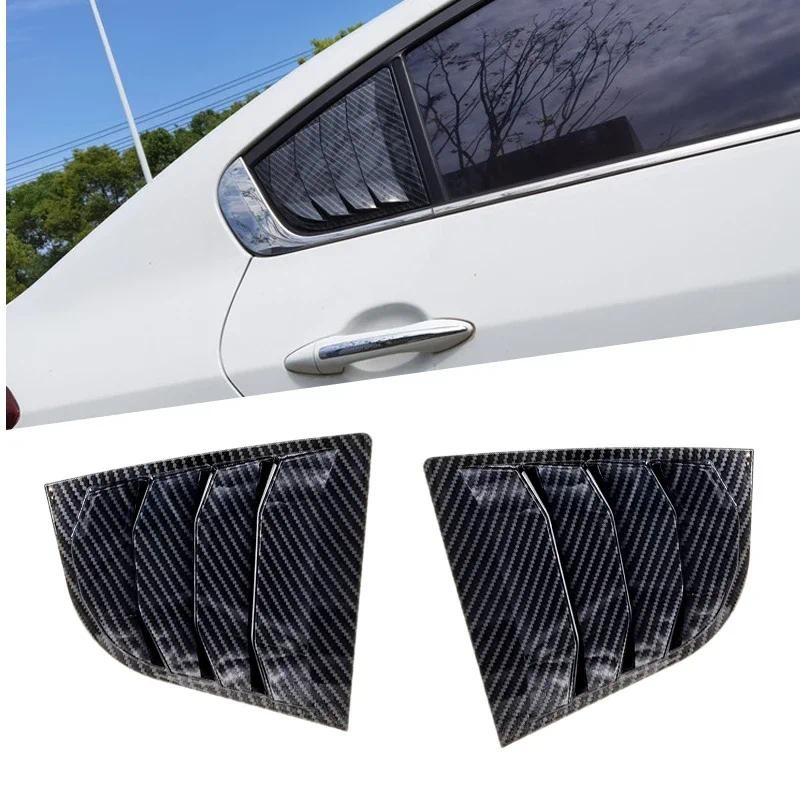 For KIA Forte K3 2013-2018 Car Rear Louver Window Side Shutter Cover ...