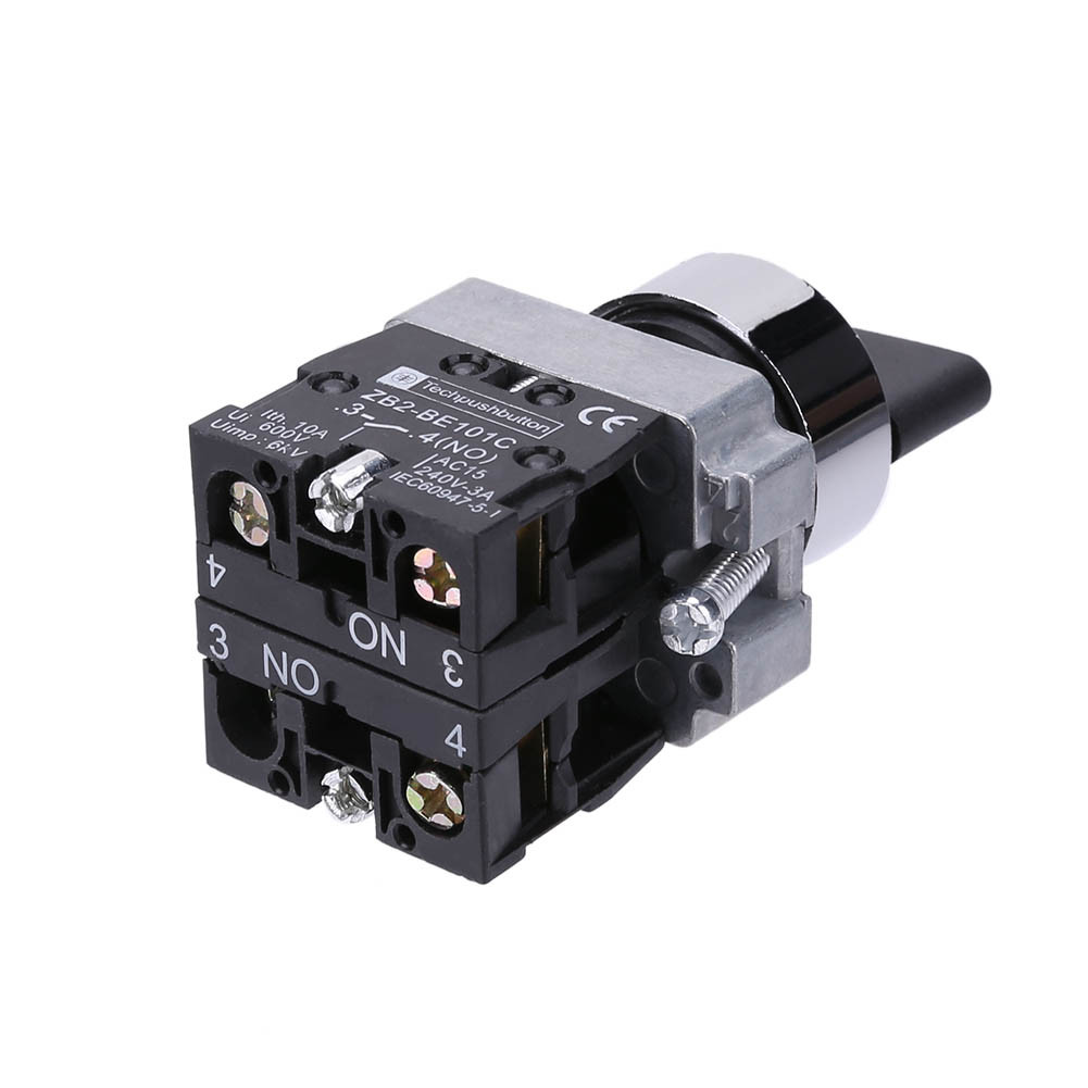 10A 3 Position 2NO Maintained Toggle Select Selector Switch XB2-BD33C ...