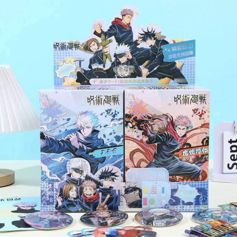 Random 7Pcs Anime Jujutsu Kaisen Gojou Satoru Ryoumen Sukuna Itadori ...
