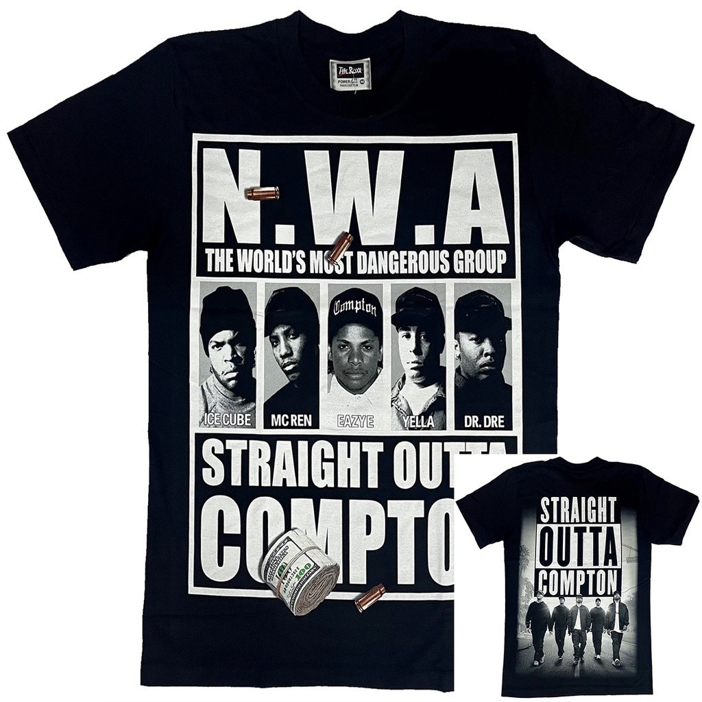 NWA - STRAIGHT OUTTA COMPTON SHIRT ( THE ROXX ) | Shopee Philippines