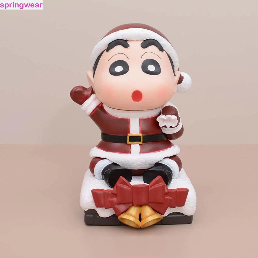 SPRINGWEAR Crayon Shin-Chan Figure, Cos Santa Claus Model Toy ...