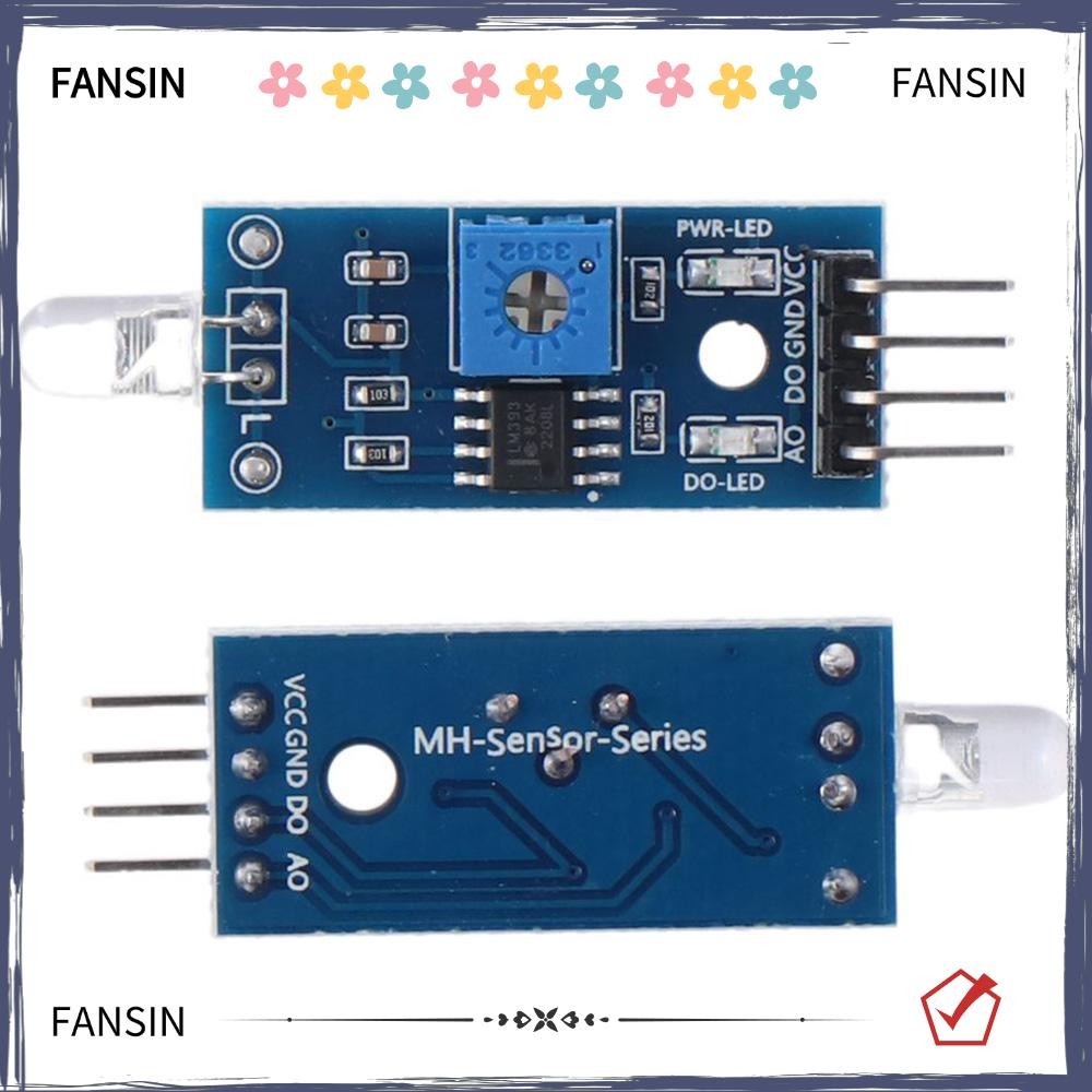 Fansin 10pcs Photodiode Sensor Module 4 Pins 33v 5v Photodiode Module Light Control Module 