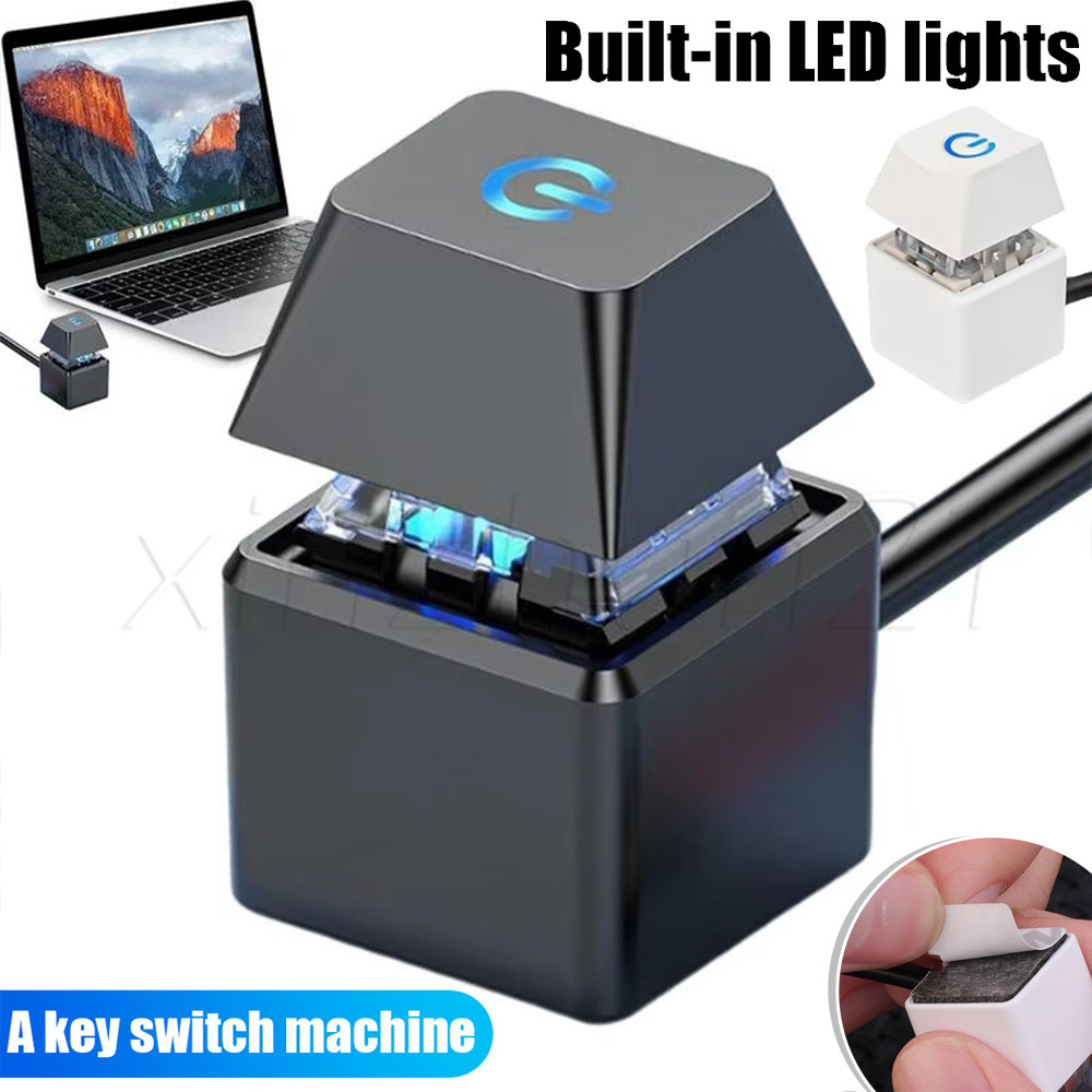 With LED Lights - Mechanical Key Pushbutton - Computer Desktop Switch ...
