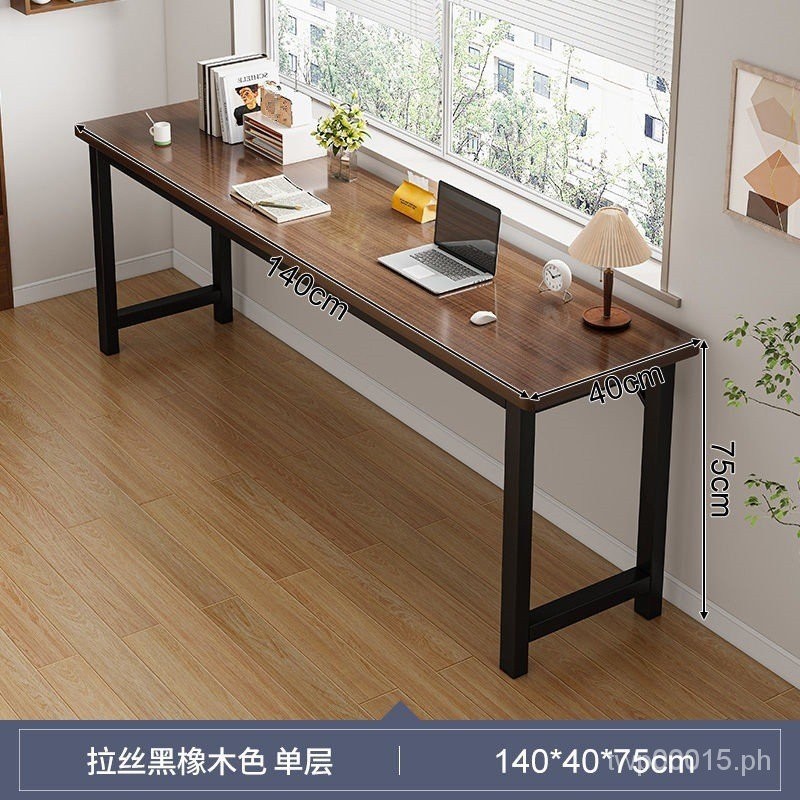 Simple Home Workbench Rental House Computer Desk Narrow Wall Table ...