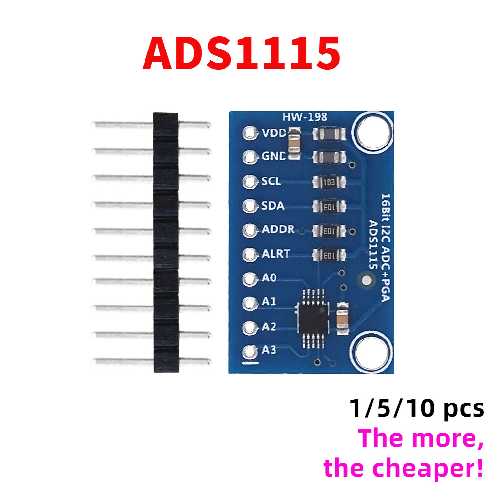 10pcs/2pcs ADS1115 ADC ultra-compact 16-precision ADC module ...