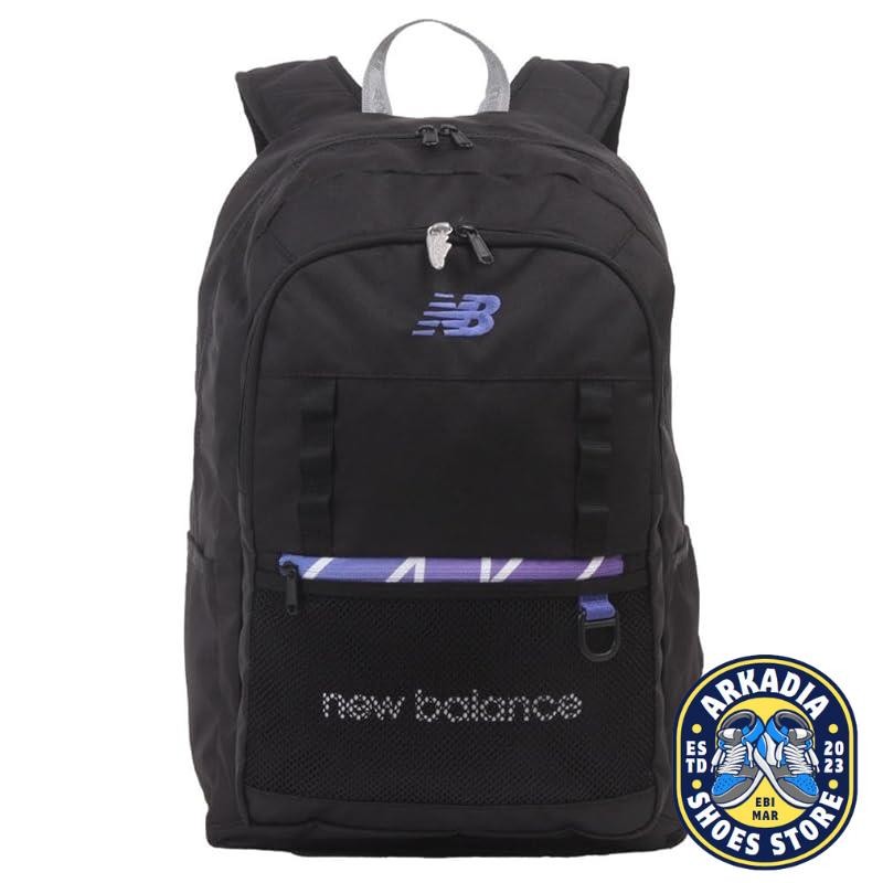 New Balance Backpack LAB45697 Black/Purple FREE New Balance Backpack ...