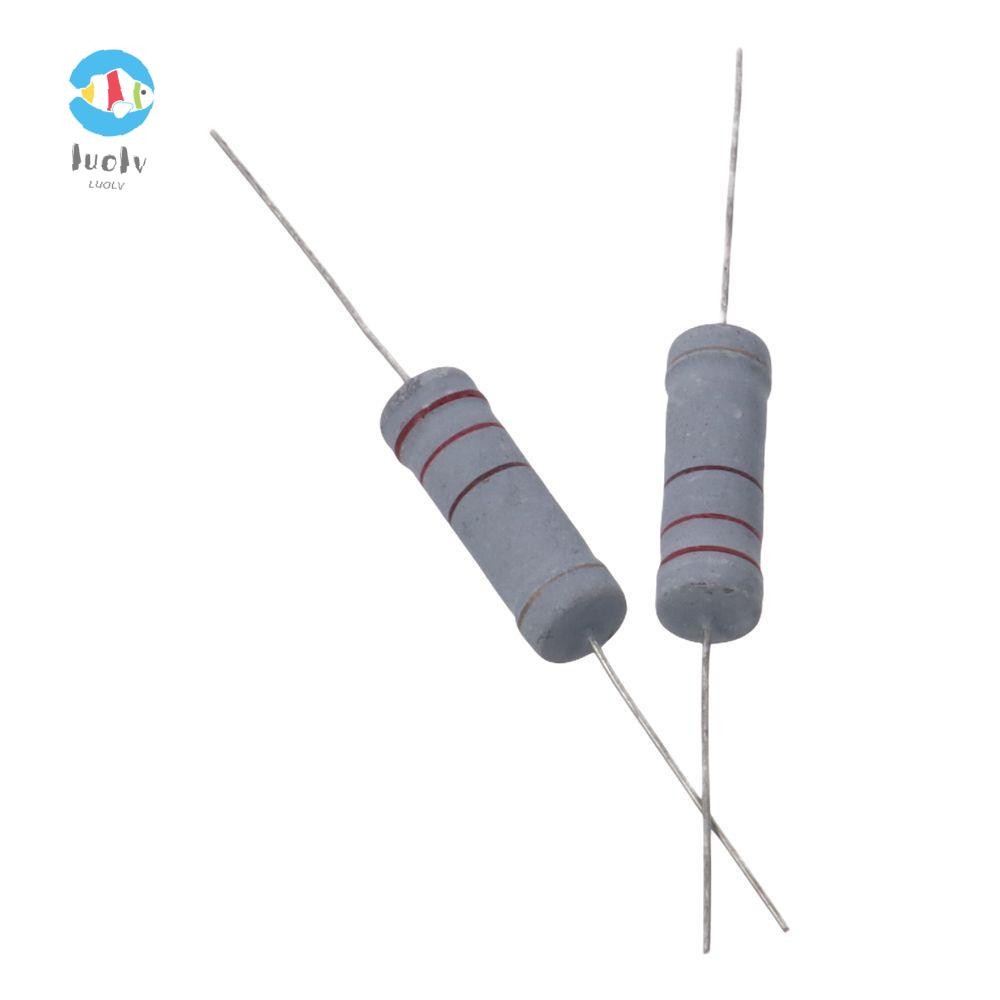 LUOLUVO 220 Ohm Resistor, Metal Oxide Film Resistors Axial Lead, High ...