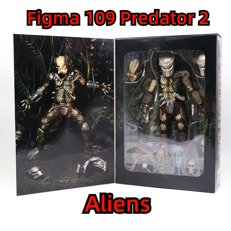 Neca Predator Neca Alien Articulado Figma 109 Predator 2 Action Figure ...