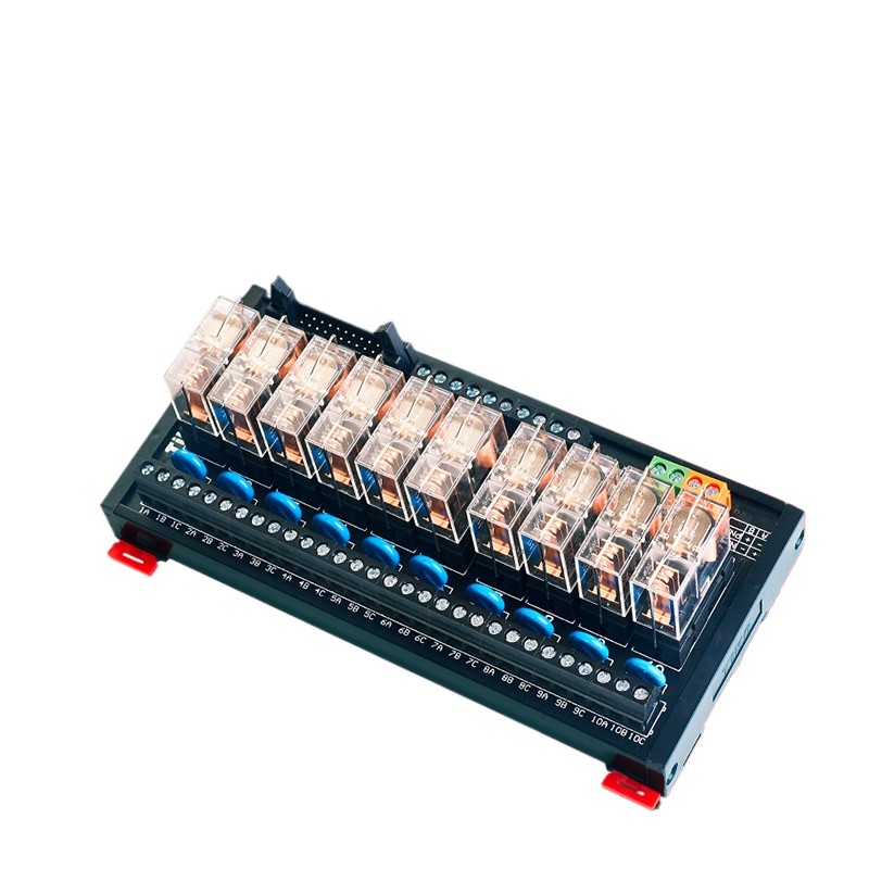 TIKN station control 16-way Omron relay module control board 24V PLC intermediate relay module ...