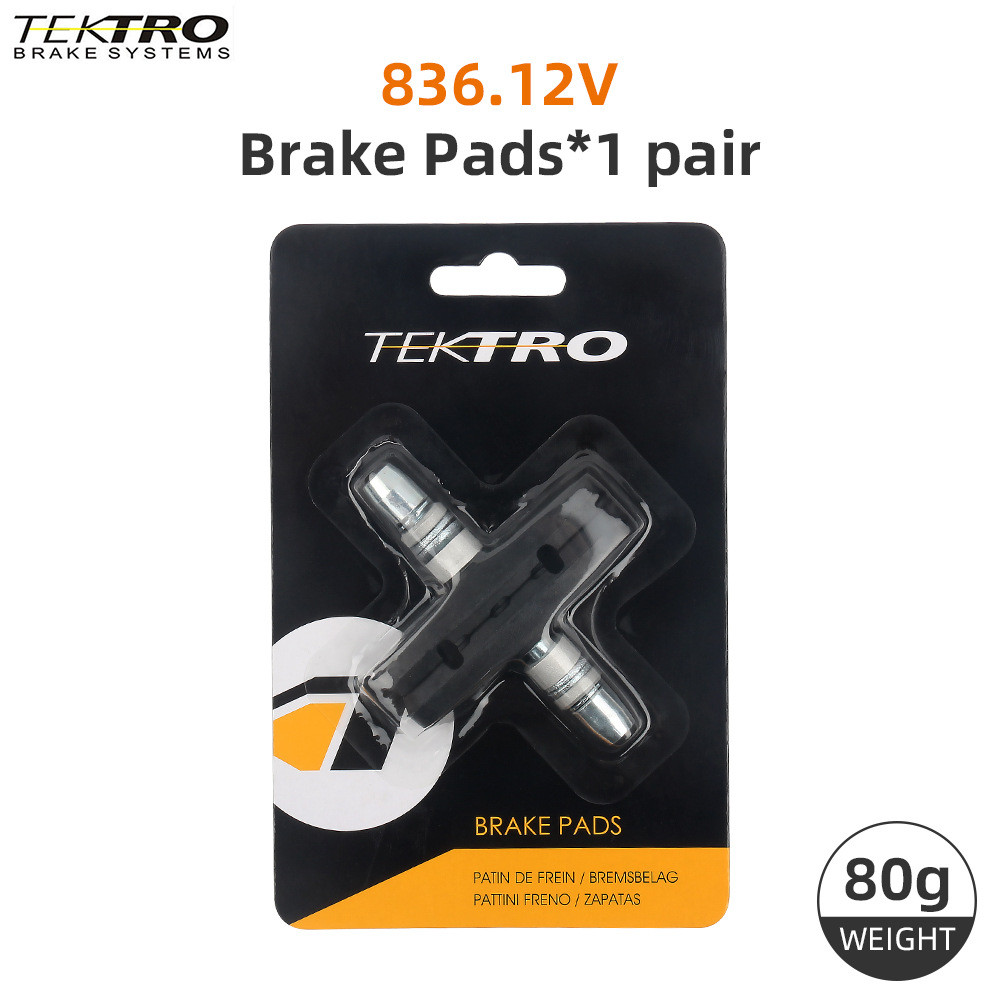 Tektro Mountain Bike Brake Block 836.12V Clamp Brake Leather Silent ...