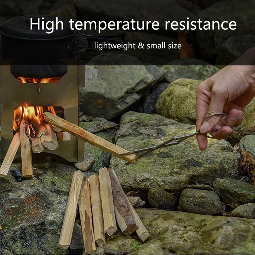 Tominihouse Fire Tongs fireplace tongs - Protable Stainless Steel ...