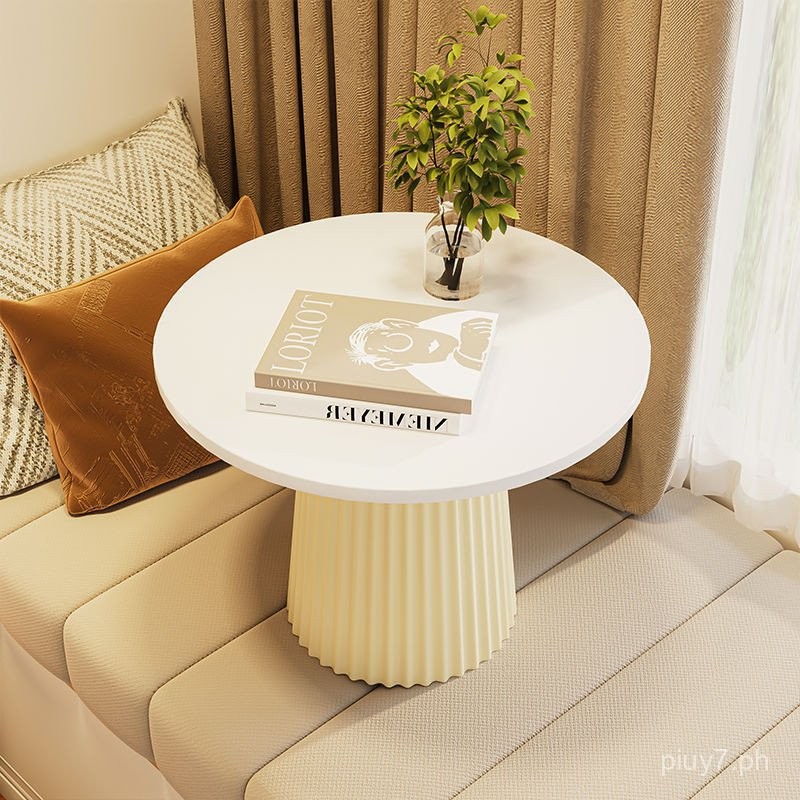 Minimalist Cream Style Bedroom Bay Window Table Small Coffee Table ...