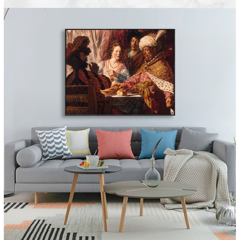 Painting Home Hanging Wall Decor with Big Size Frame for Living Room HD ...