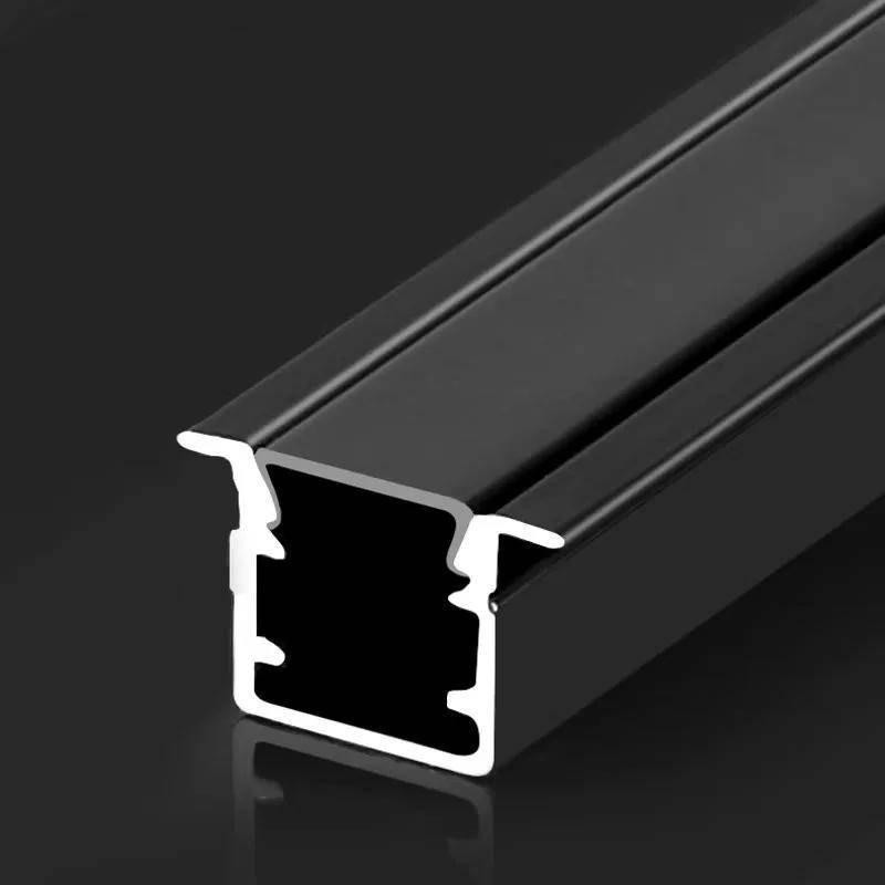 2 pieces 1m08*09 aluminum trough led linear light surface mounted ...