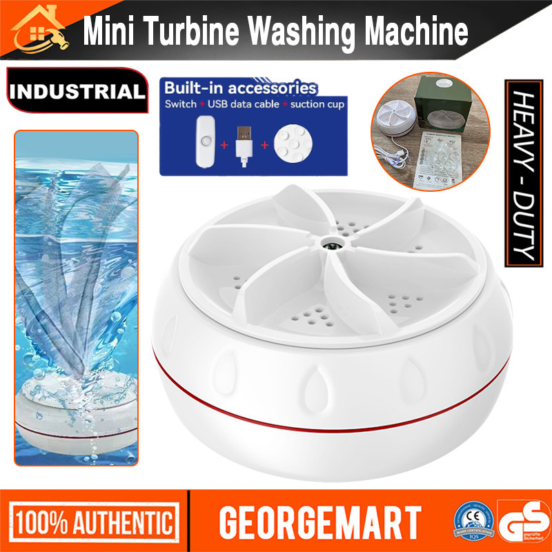 TURBINE PORTABLE WASHING MACHINE | Ultrasonic Turbine Washing Machine ...