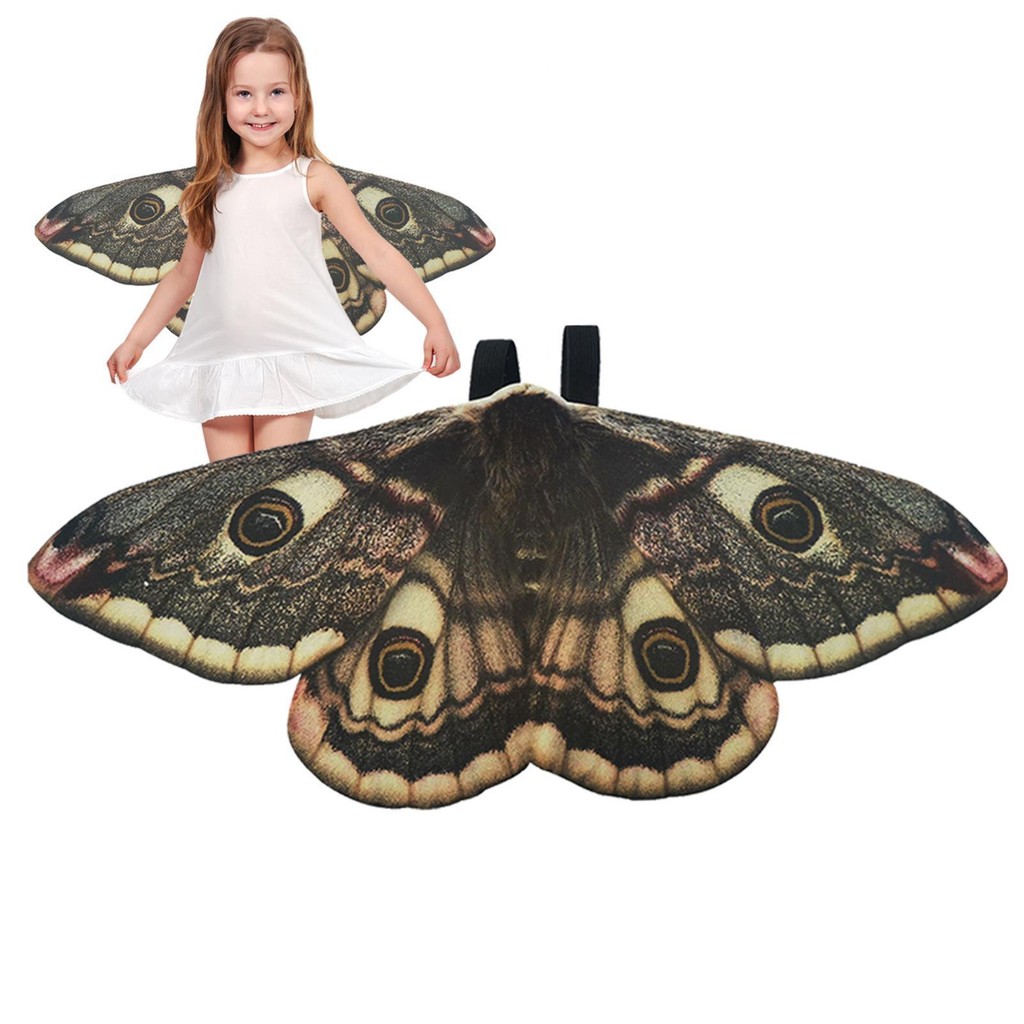 Halloween Moth Wings Moth Wings Costume Cloak Shawl Butterfly Shawl ...