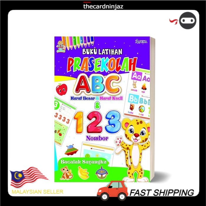 Tcngv Assorted Preschool Training Book ABC Uppercase & Lowercase ...