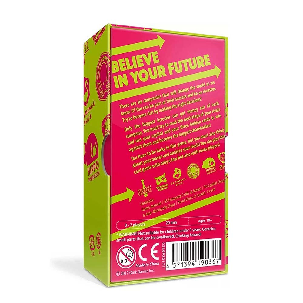 Board Game Startups Strategy Game for 2-6 Players Card Game Oink Game ...