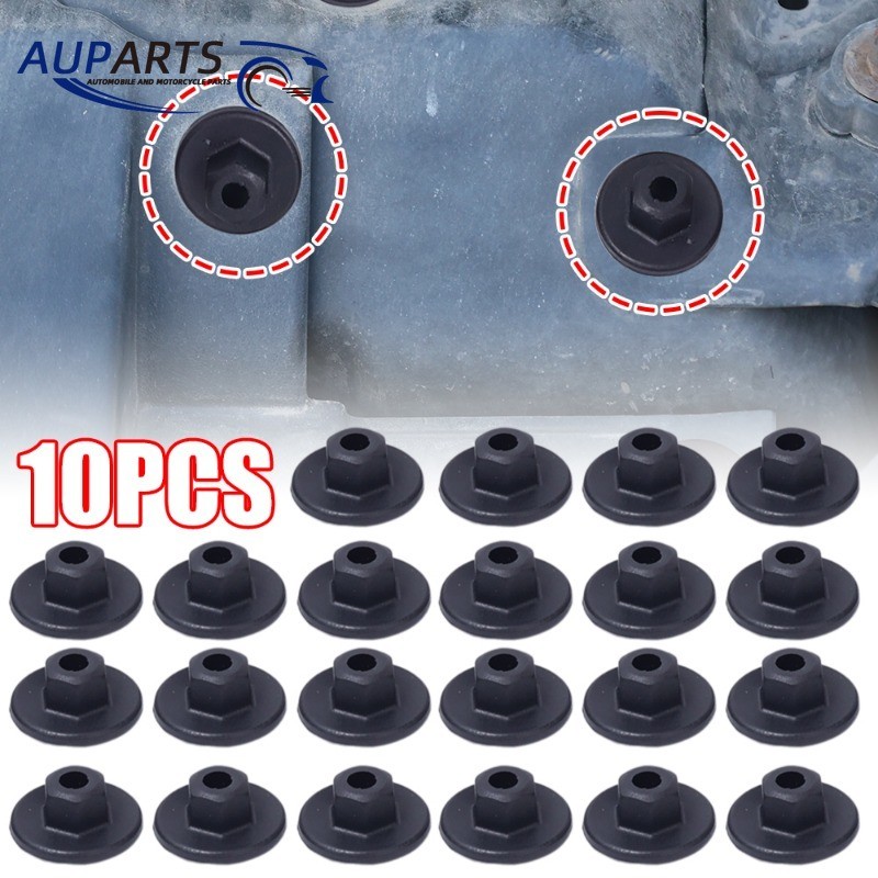 10 Pcs for BMW Car Front Rear Wheel Cover Base Plate Fastening Buckle ...