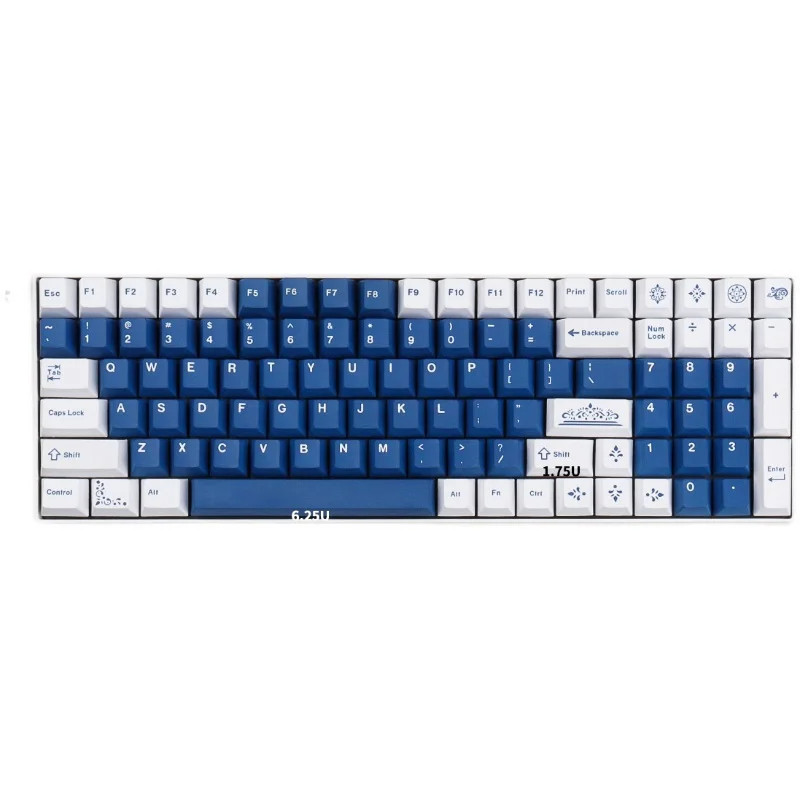 GMK Lazurite Keycaps 23/129 Keys PBT DYE-SUB Cherry Profile For MX ...