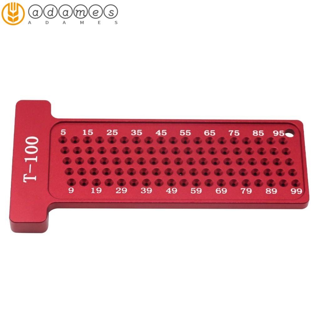 ADAMES Line Drawing Gauge, Aluminum Alloy Metric/Inch Pocket Ruler, T ...