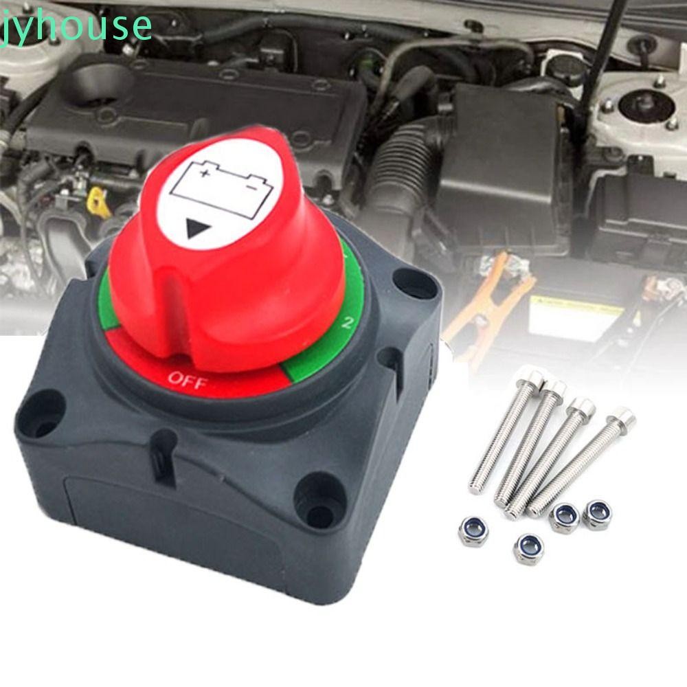 JYHOUSE Car Dual Battery Switch, Knob 200A 300A Auto Battery Disconnect ...