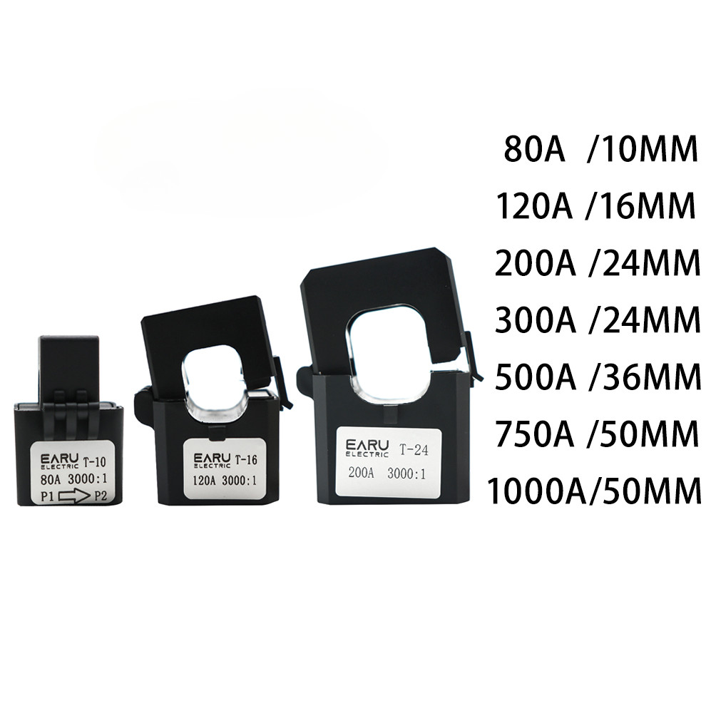 3000/1 Micro Split Core Current Transformer Sensor AC Open Type CT 80A ...
