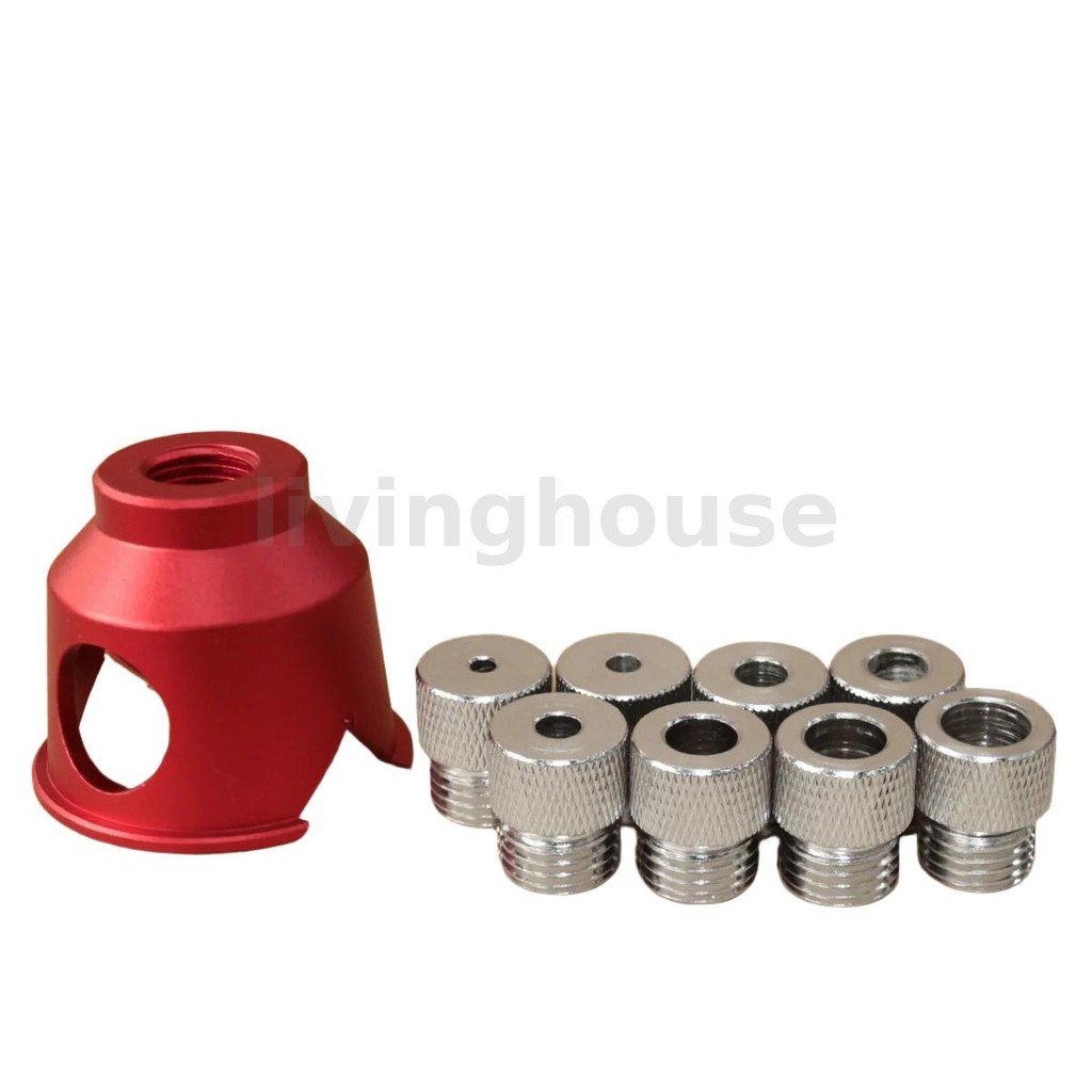 JIGHOLE Aluminum Pocket Hole Jig 3-10mm Vertical Drill Guide 90 Degree ...