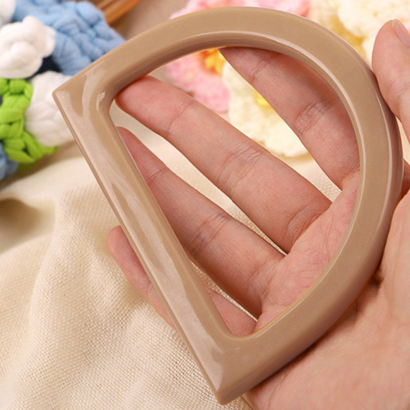 [H&B Jul] D-shaped Wooden/Plastic Bags Handle Replacement Handcrafted ...