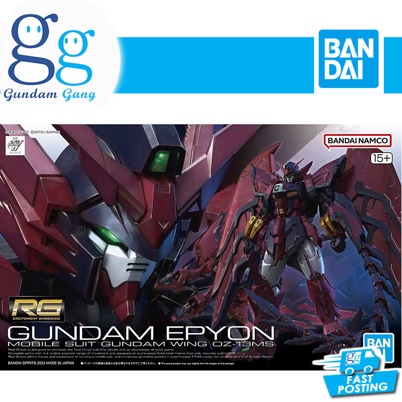 RG Gundam Epyon Bandai Real Grade 1/144 Model Kit Gunpla Gundam Gang ...