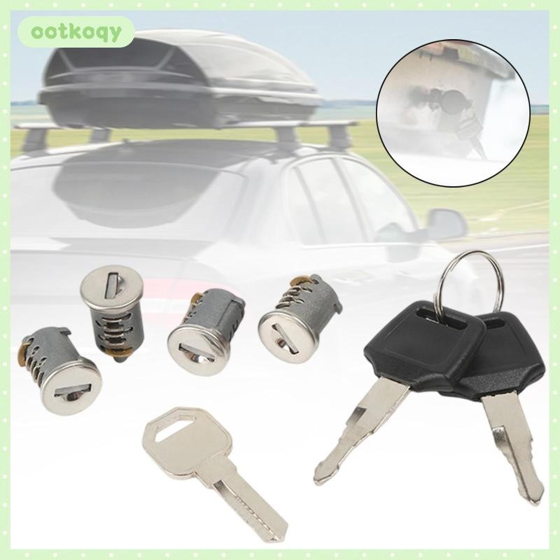 Car Roof Rack Lock Core Kit with Key for Roof Racks Cargo Box Bike Rack ...
