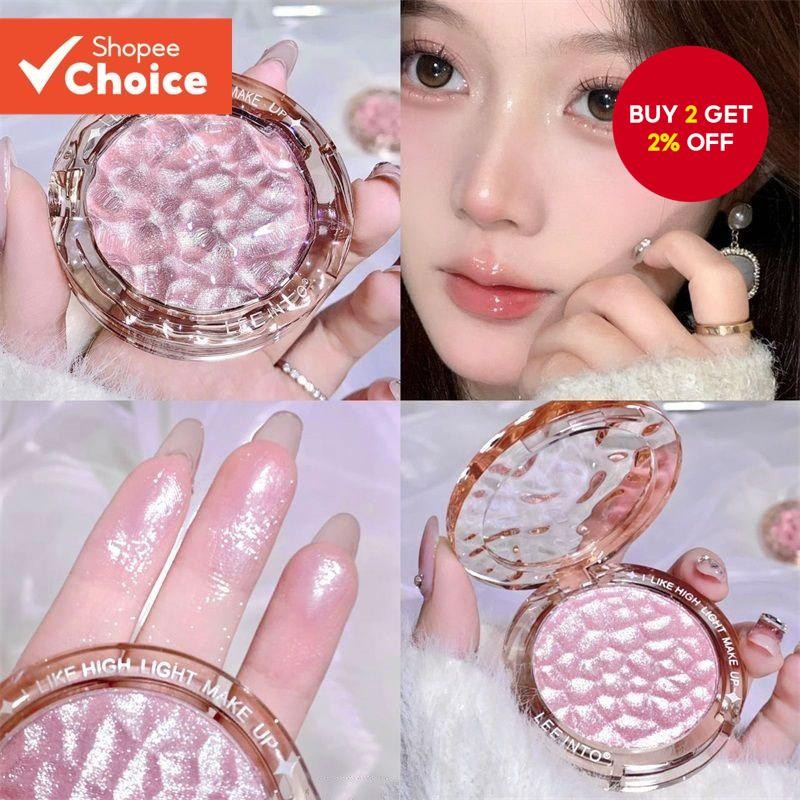 LEE INTO Crystal Highlighter Makeup Powder Wave Light High Gloss Powder ...