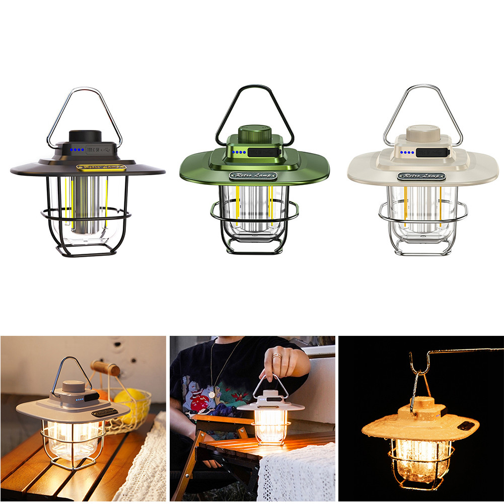 Wellhike LED Camping Lantern Rechargeable Portable Outdoor Hiking Emergency Tent Lights | Shopee ...